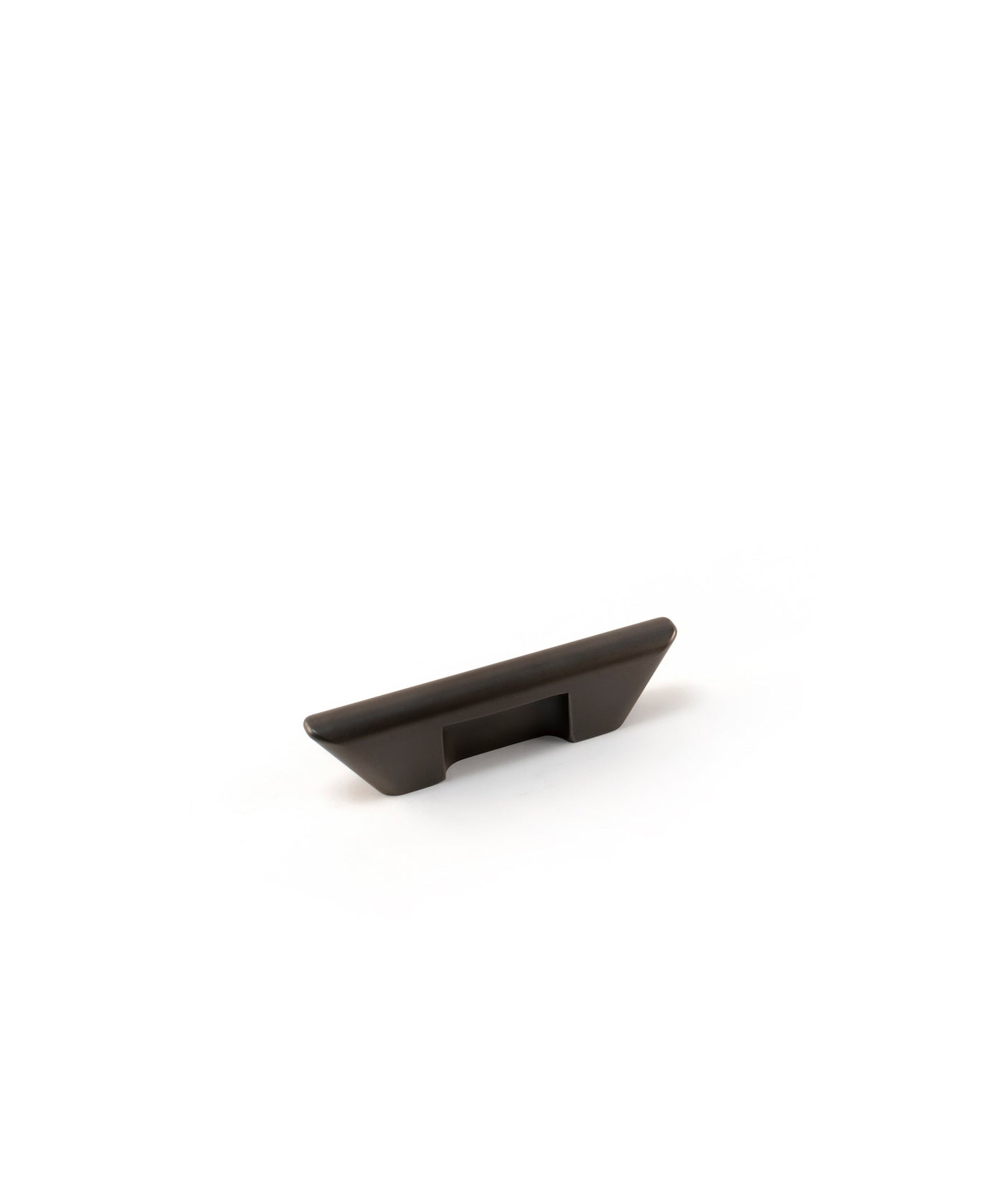 Hoffman Hardware | Blackened Brass Inverse Rounded Trapezoid