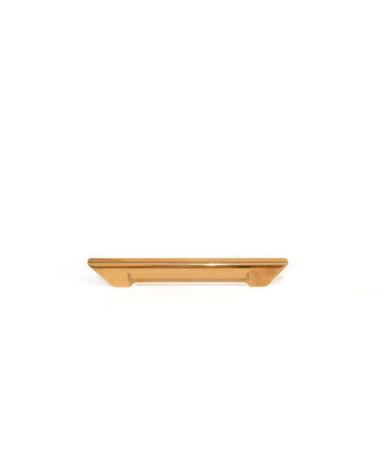 Hoffman Hardware | Polished Brass Inverse Rounded Trapezoid