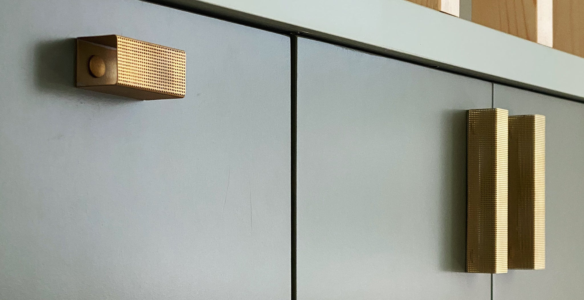 Hoffman Hardware | Blackened Brass Perforated Skinny Rectangle