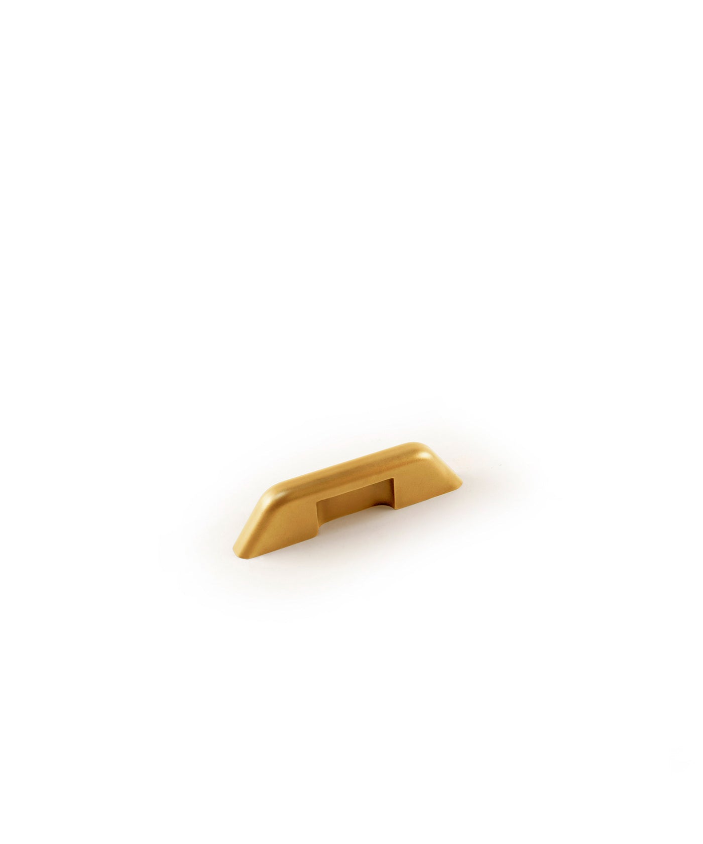 Hoffman Hardware | Satin Brass Rounded Trapezoid