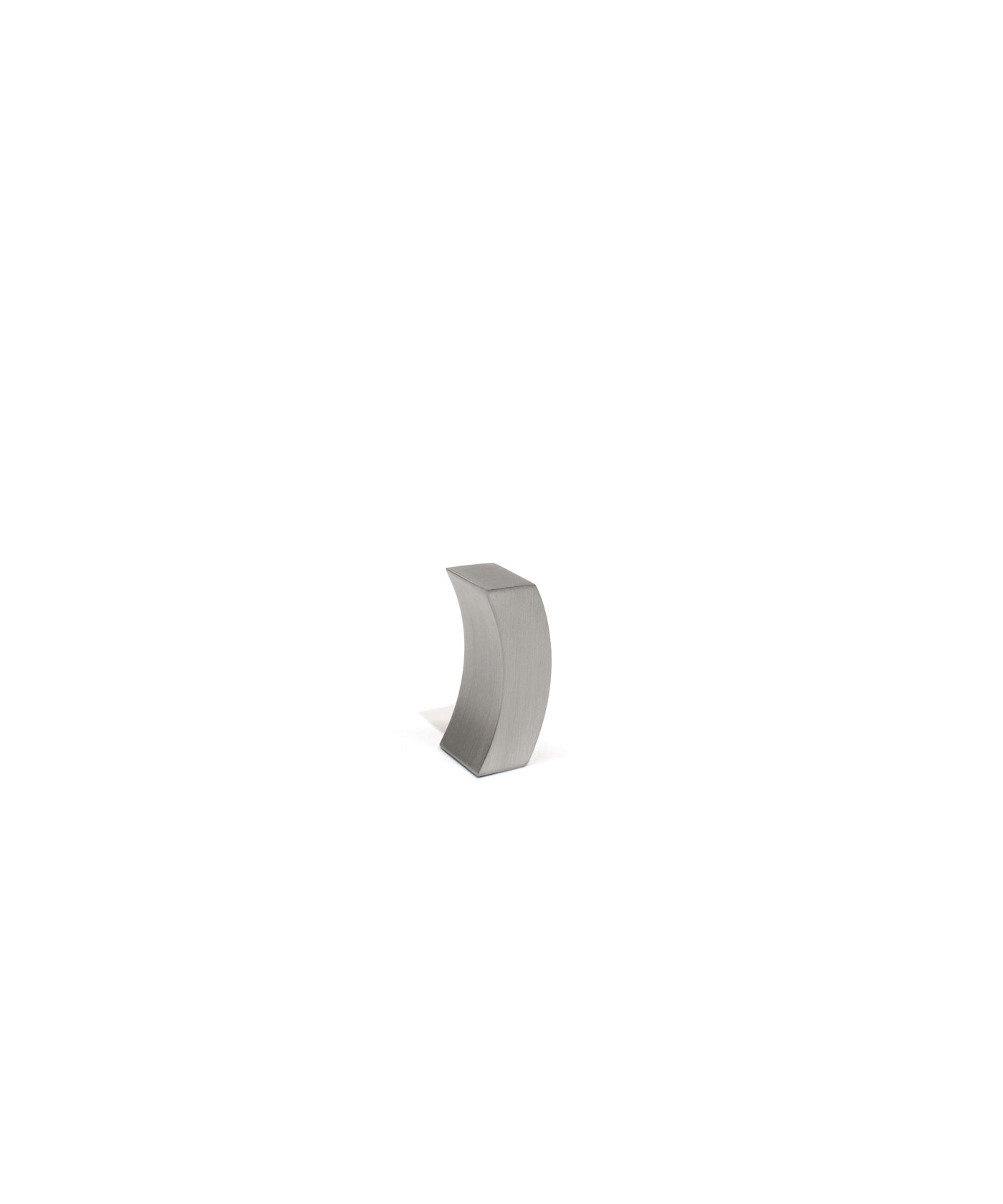 Hoffman Hardware | Satin Nickel Small Curve Right